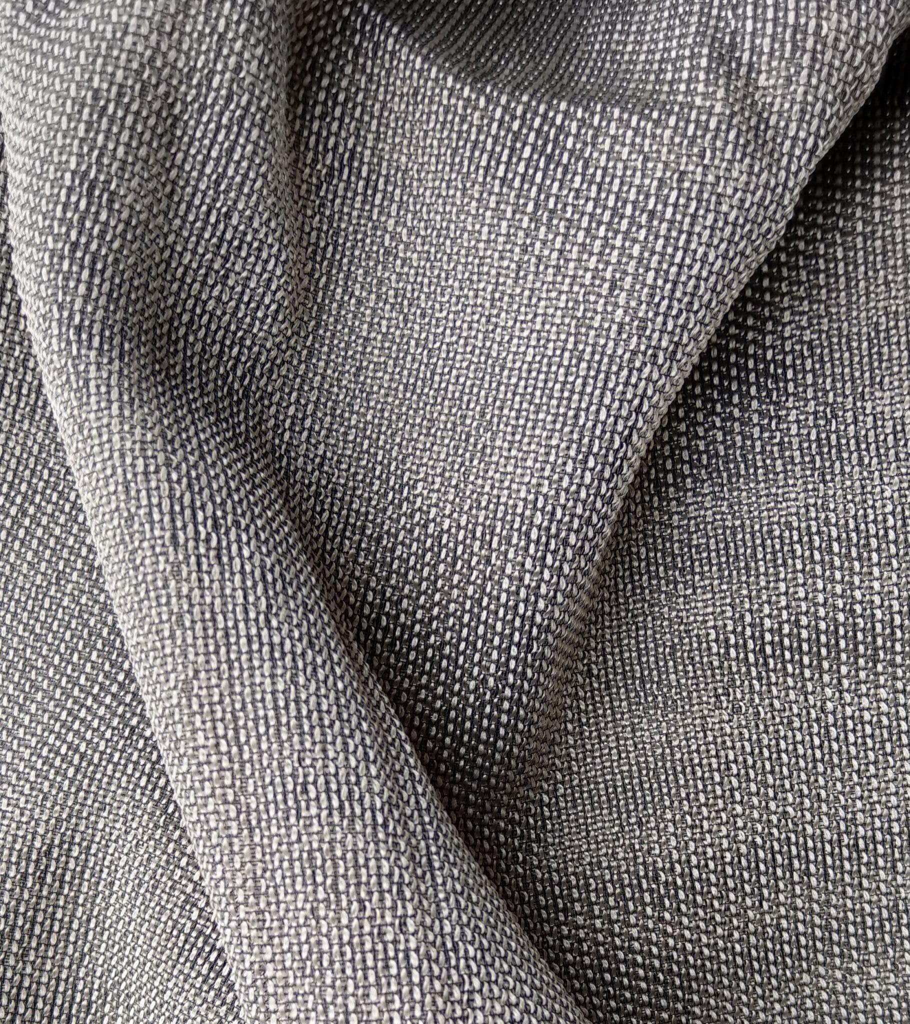 Petree English Pewter | Deep Grey Metallic IFR Sheer