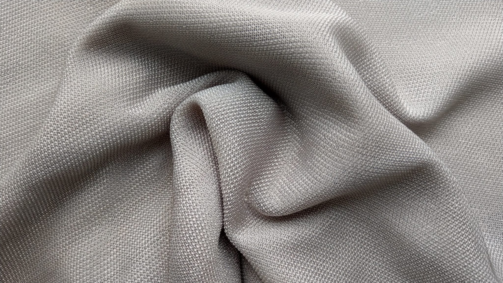 Petree Parisian Grey IFR Voile - Inherently FR - Metallic Sheer