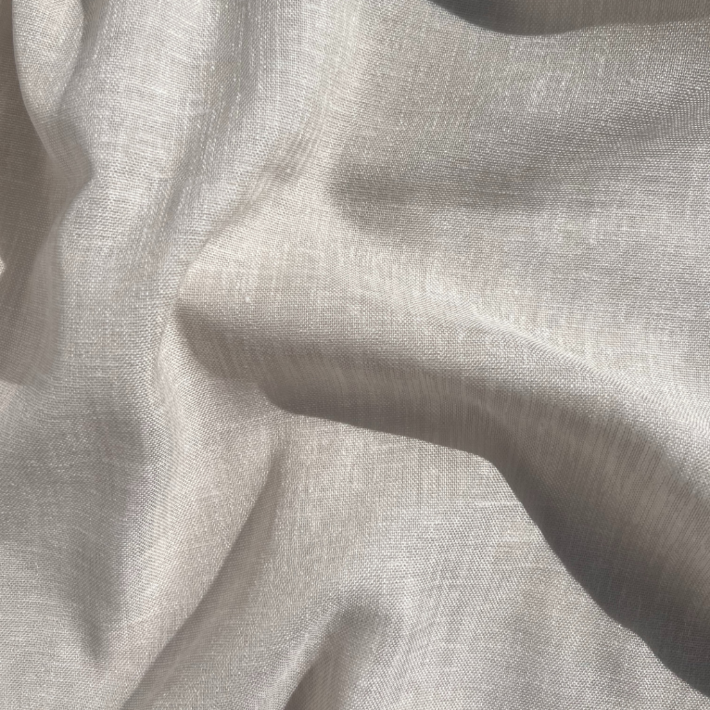 Amara Grace | Warm Beige IFR linen-look Voile | Premier Voile
